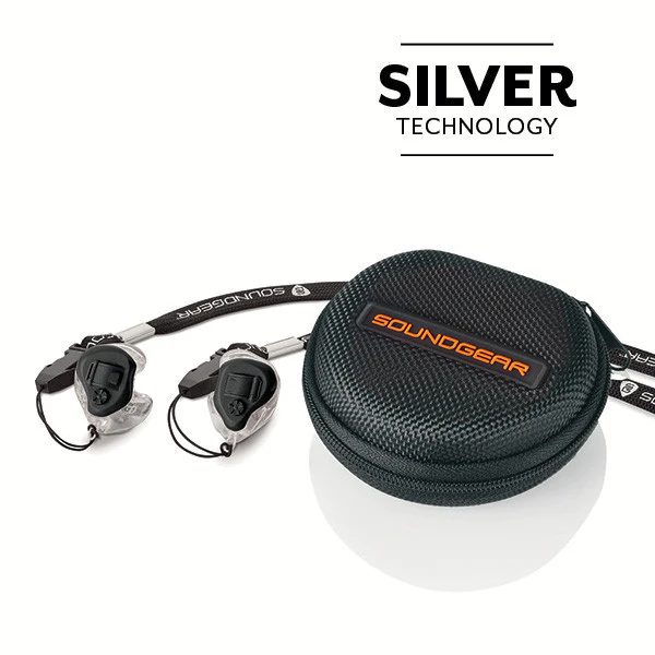 SoundGear Silver | Electronic Hearing Protection